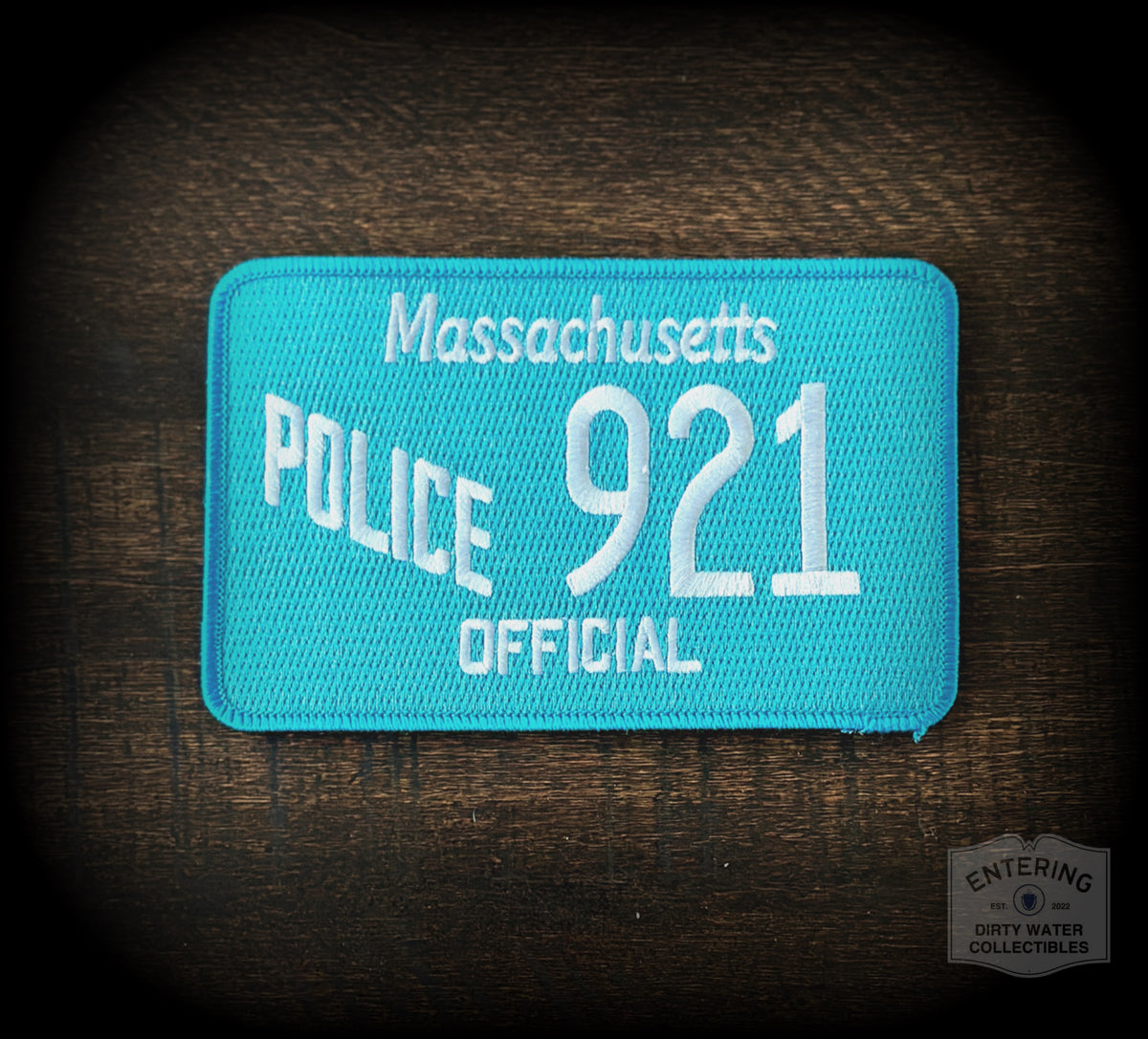 Lt. Dearth HPD License Plate Patch – Dirty Water Collectibles