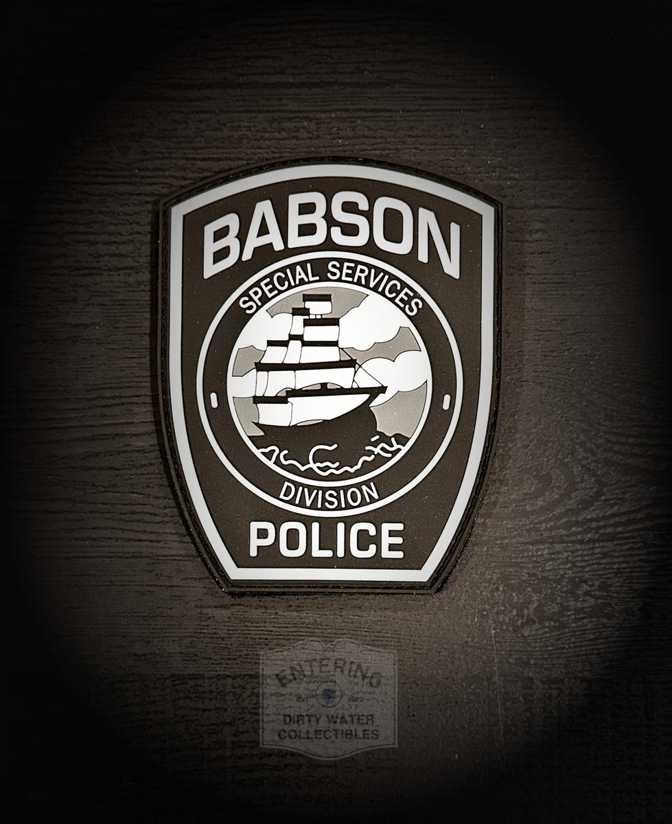 Babson College PD Subdued SSD Patch PVC – Dirty Water Collectibles