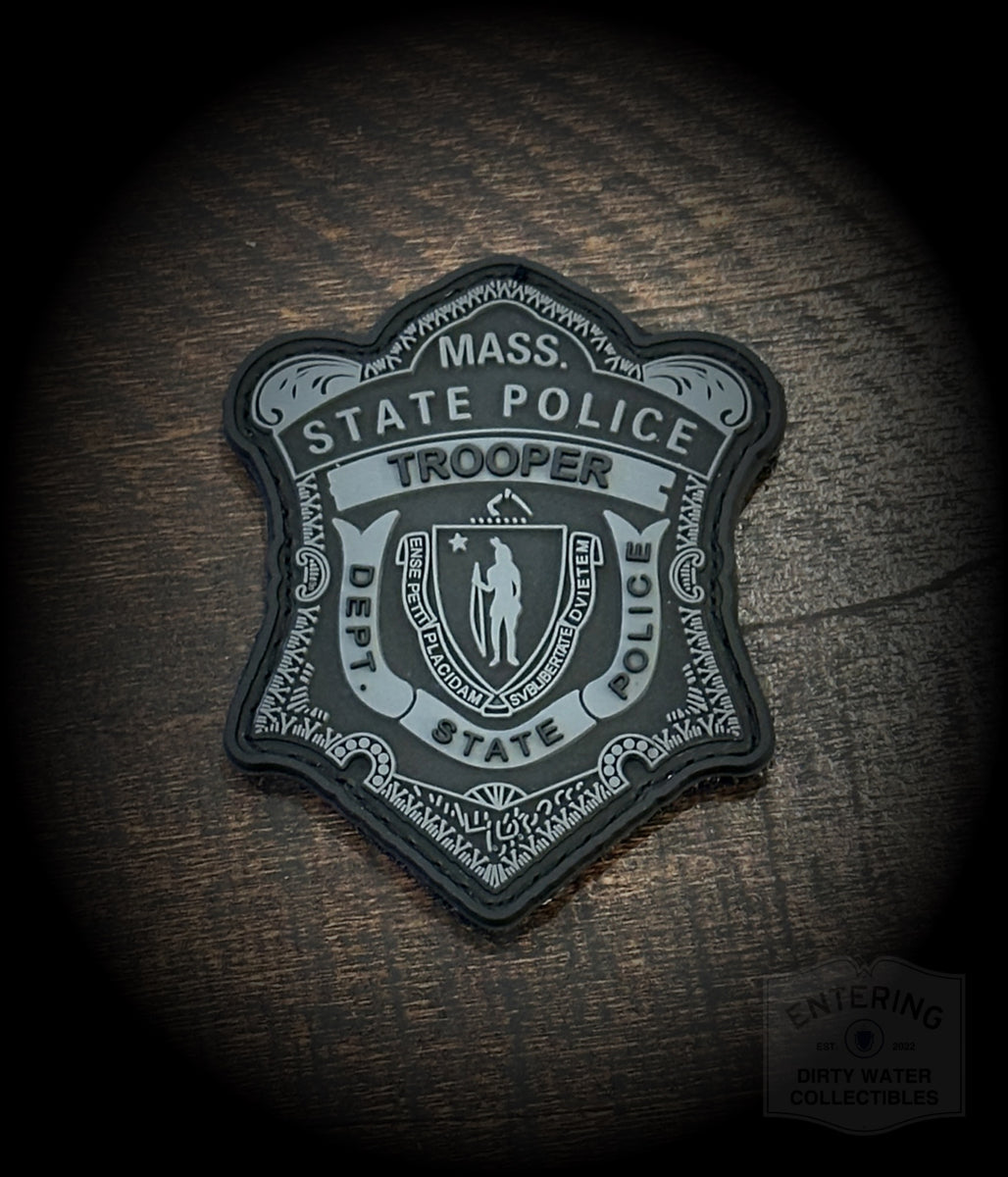 Massachusetts State Police Subdued Trooper Badge (Authorized Only ...