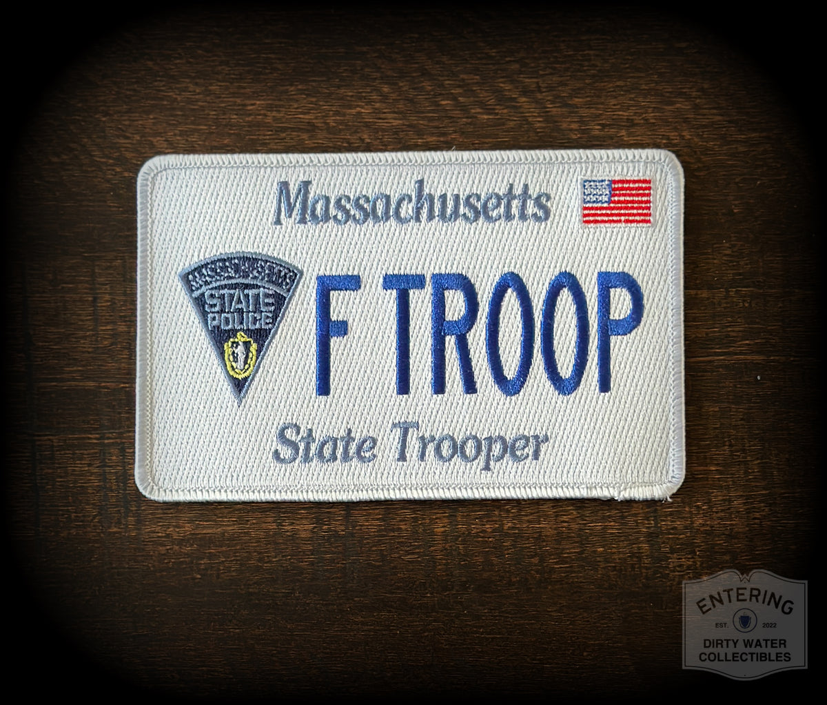 Massachusetts State Police License Plate Series F Troop – Dirty Water ...