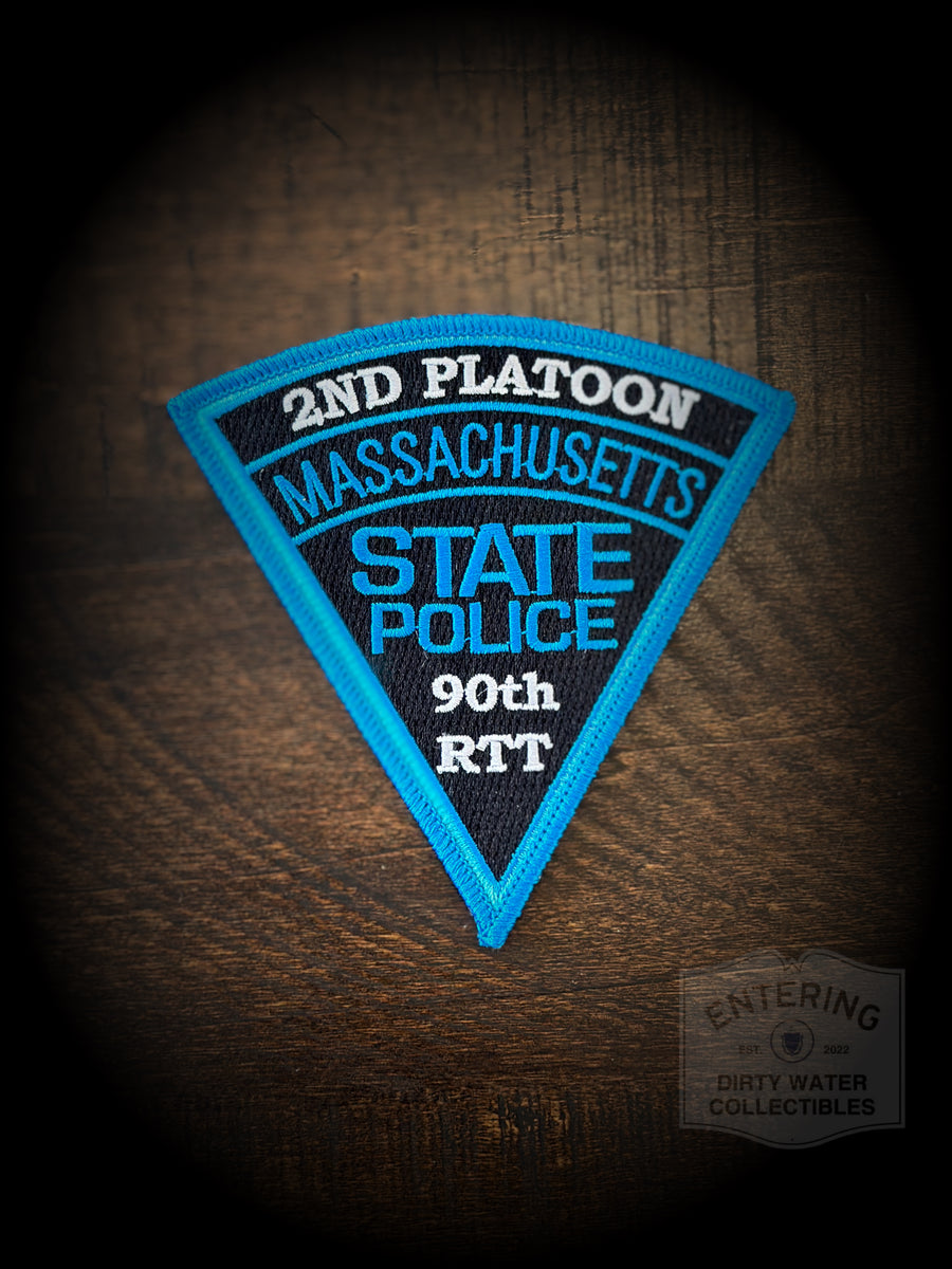 Massachusetts State Police 90th RTT 2nd Platoon Color Embroidered ...