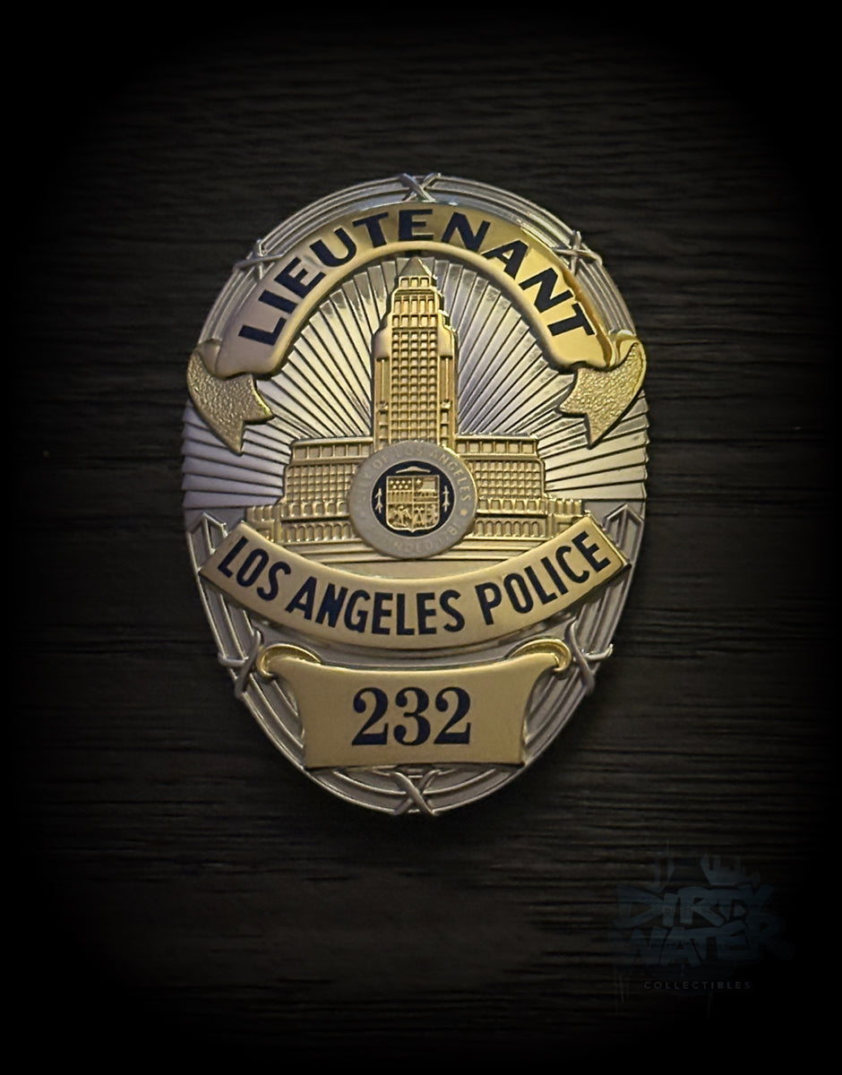 Replica LAPD Lieutenant Badge – Dirty Water Collectibles