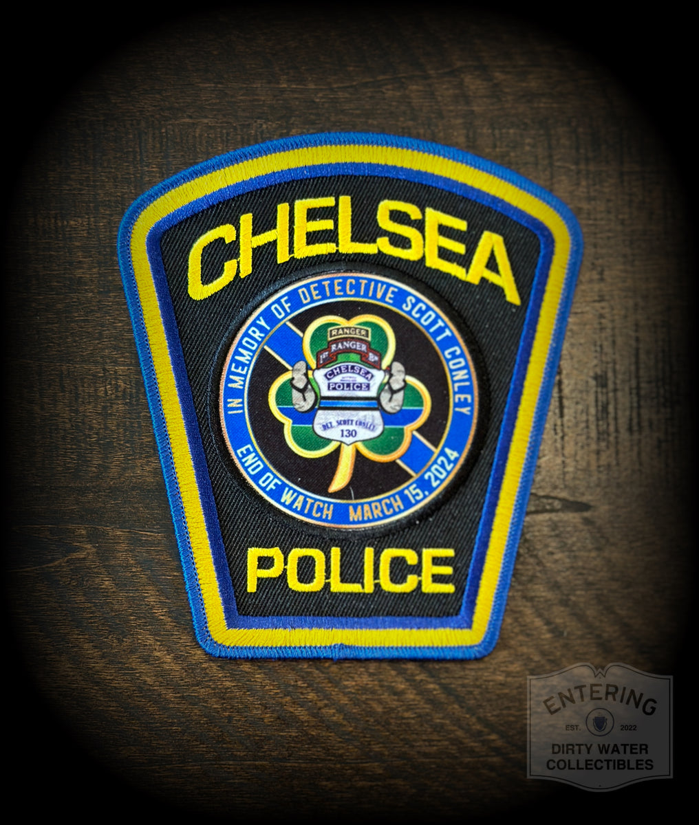 Detective Scott Conley Memorial Patch - Chelsea PD – Dirty Water ...