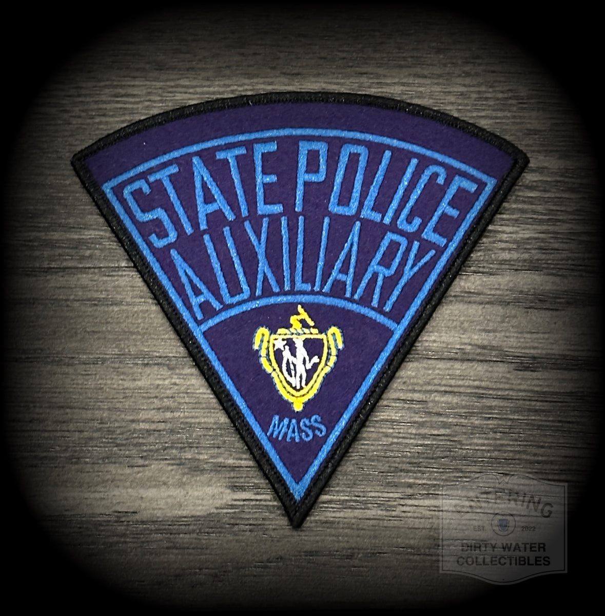 Massachusetts State Police Auxiliary Patch – Dirty Water Collectibles