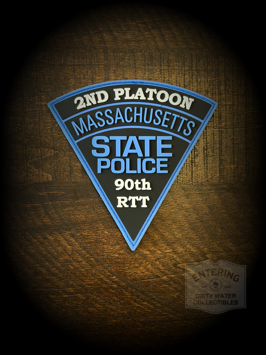 Massachusetts State Police 90th RTT 2nd Platoon Color PVC – Dirty Water ...