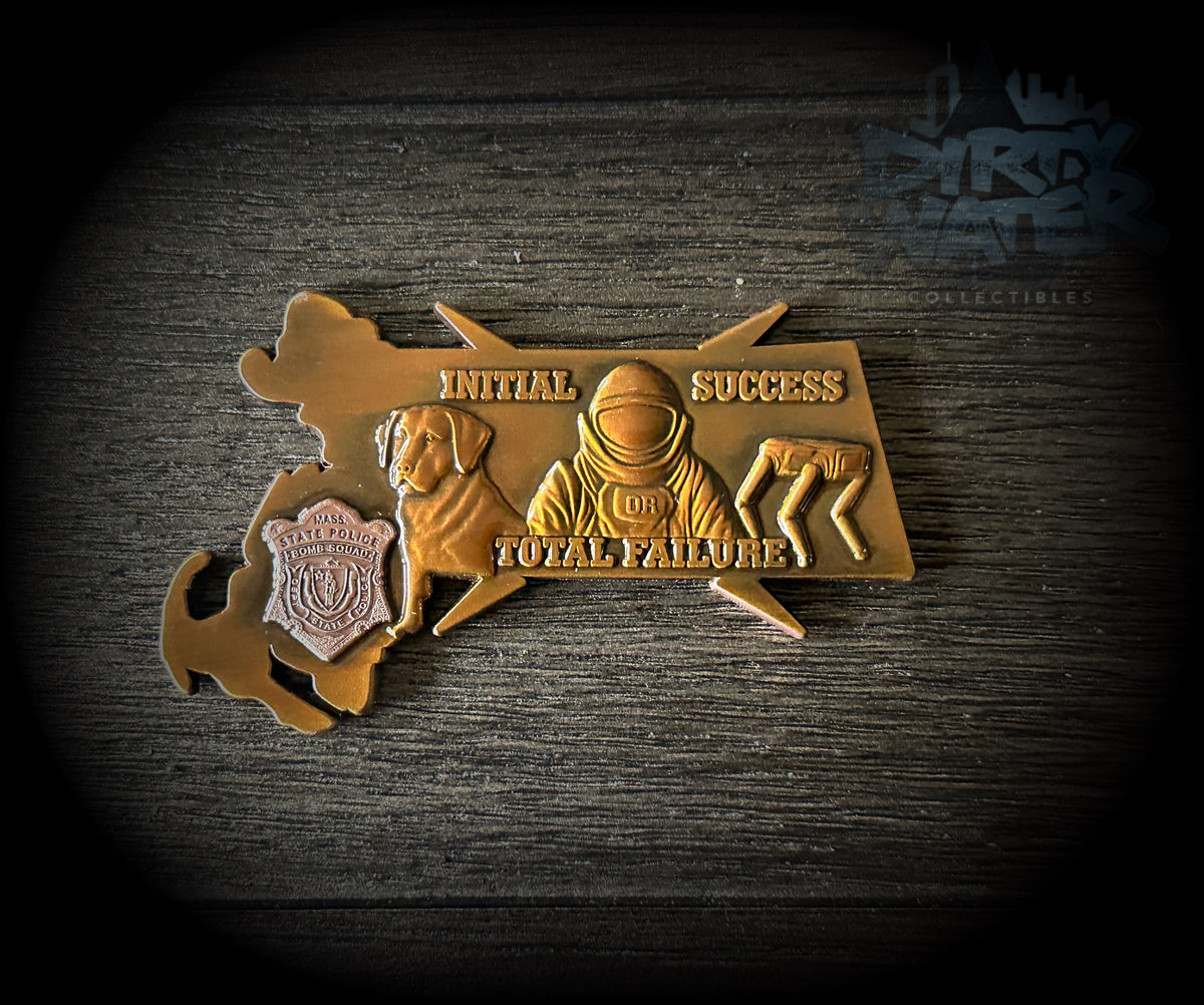 Mass State Police Bomb Squad Coin – Dirty Water Collectibles