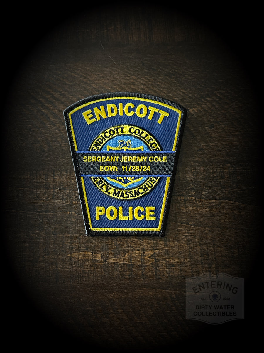 Sergeant Jeremy Cole Memorial Patch - Endicott College Police Departme ...