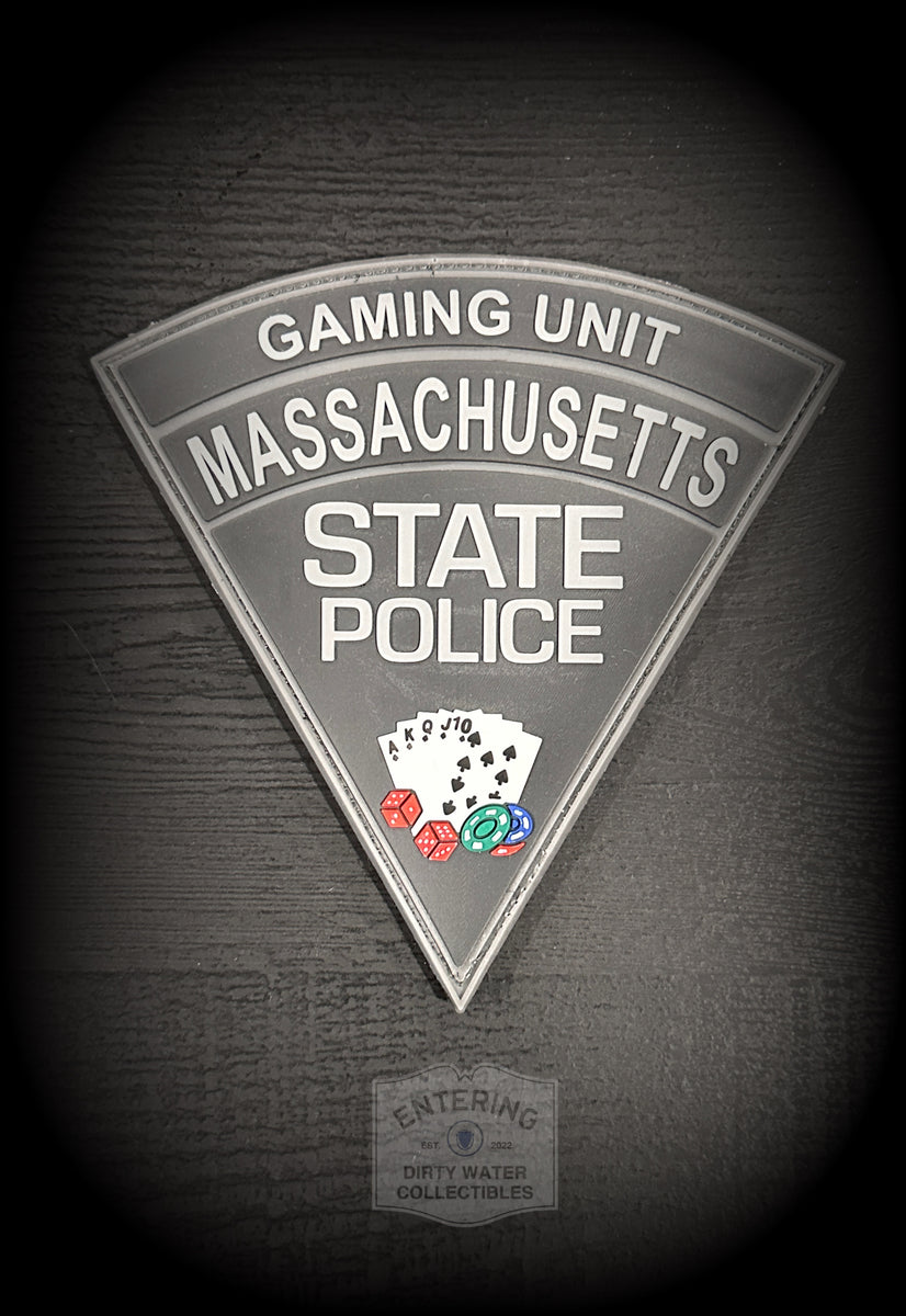 Massachusetts State Police Gaming Unit PVC patch – Dirty Water Collectibles
