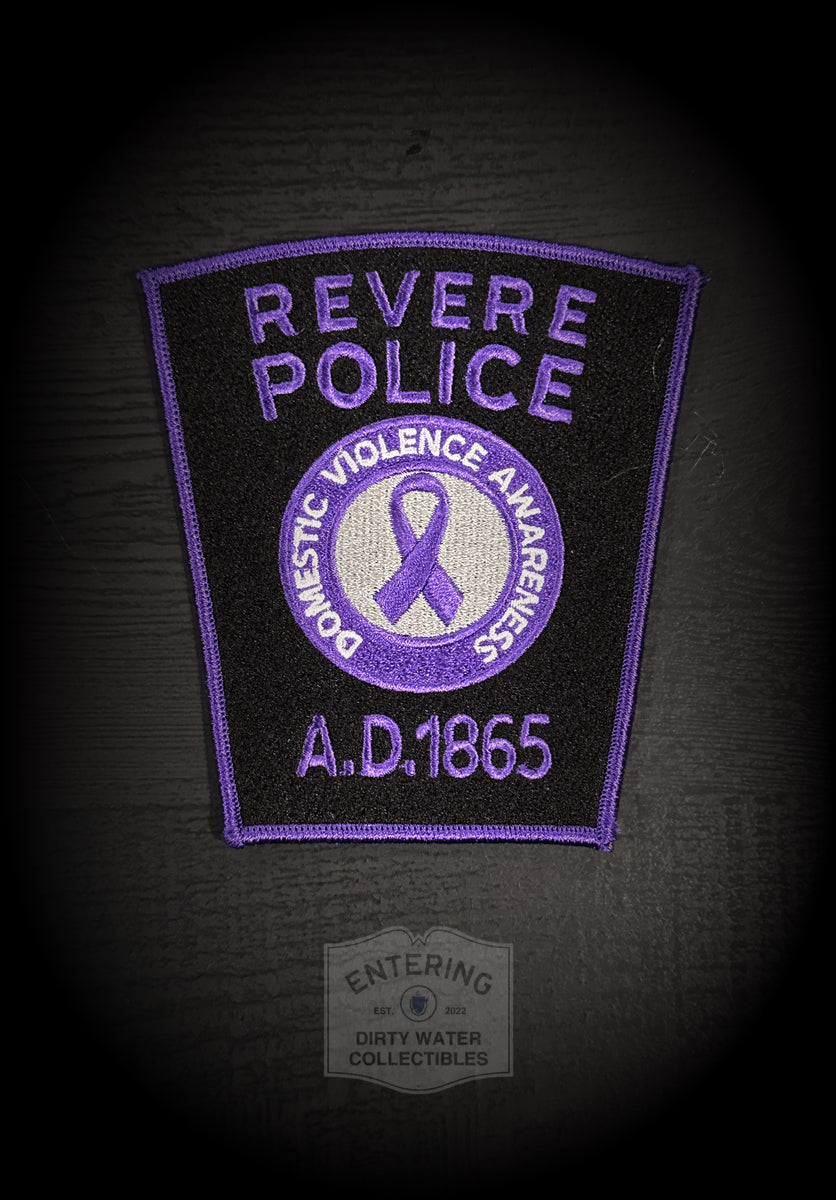Revere Police Department MA Domestic Violence Awareness Patch – Dirty ...