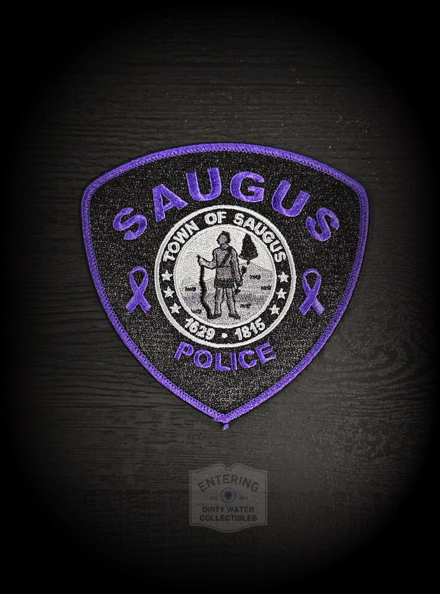 Saugus MA Police Embroidered Domestic Violence Patch – Dirty Water ...